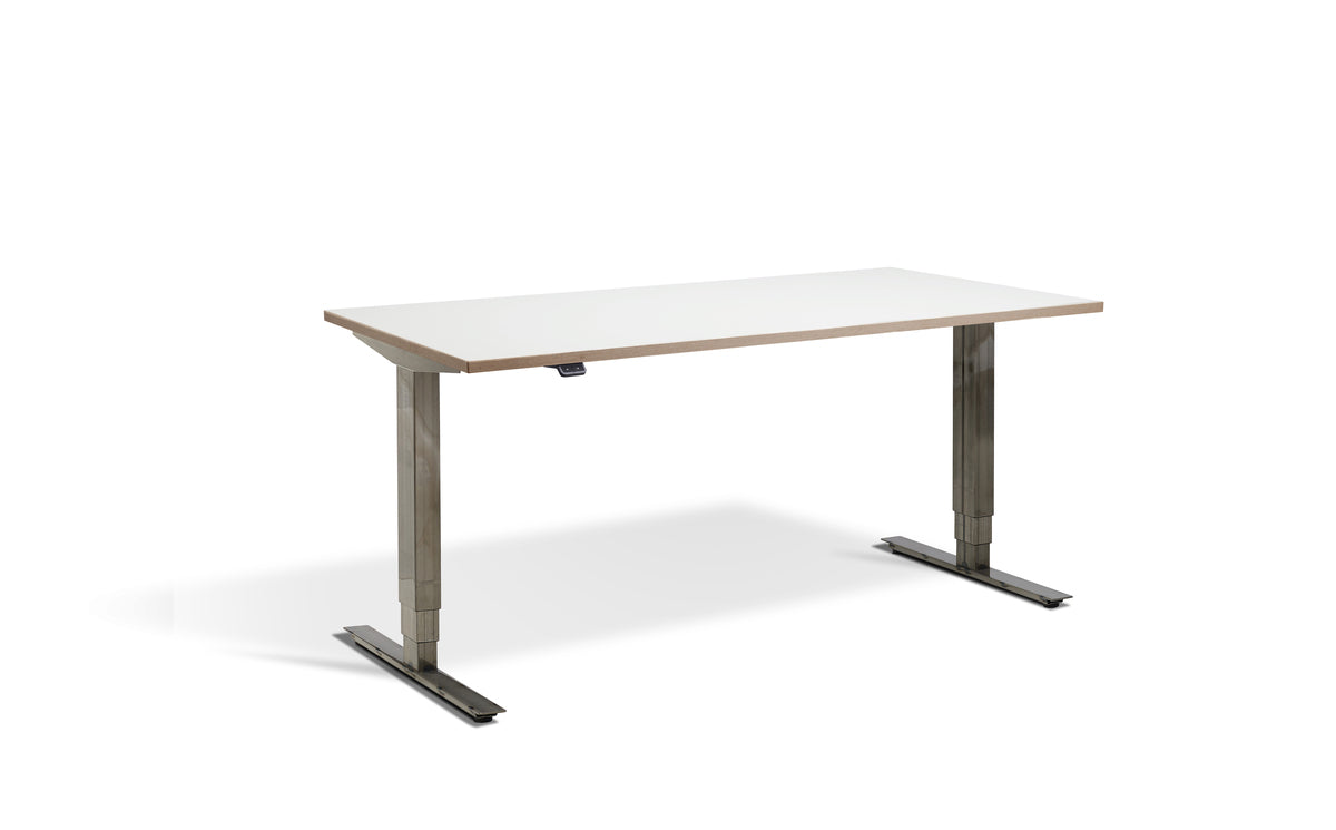 Forge Raw Steel Height Adjustable Desk - 700mm Wide – IN-HOUSE